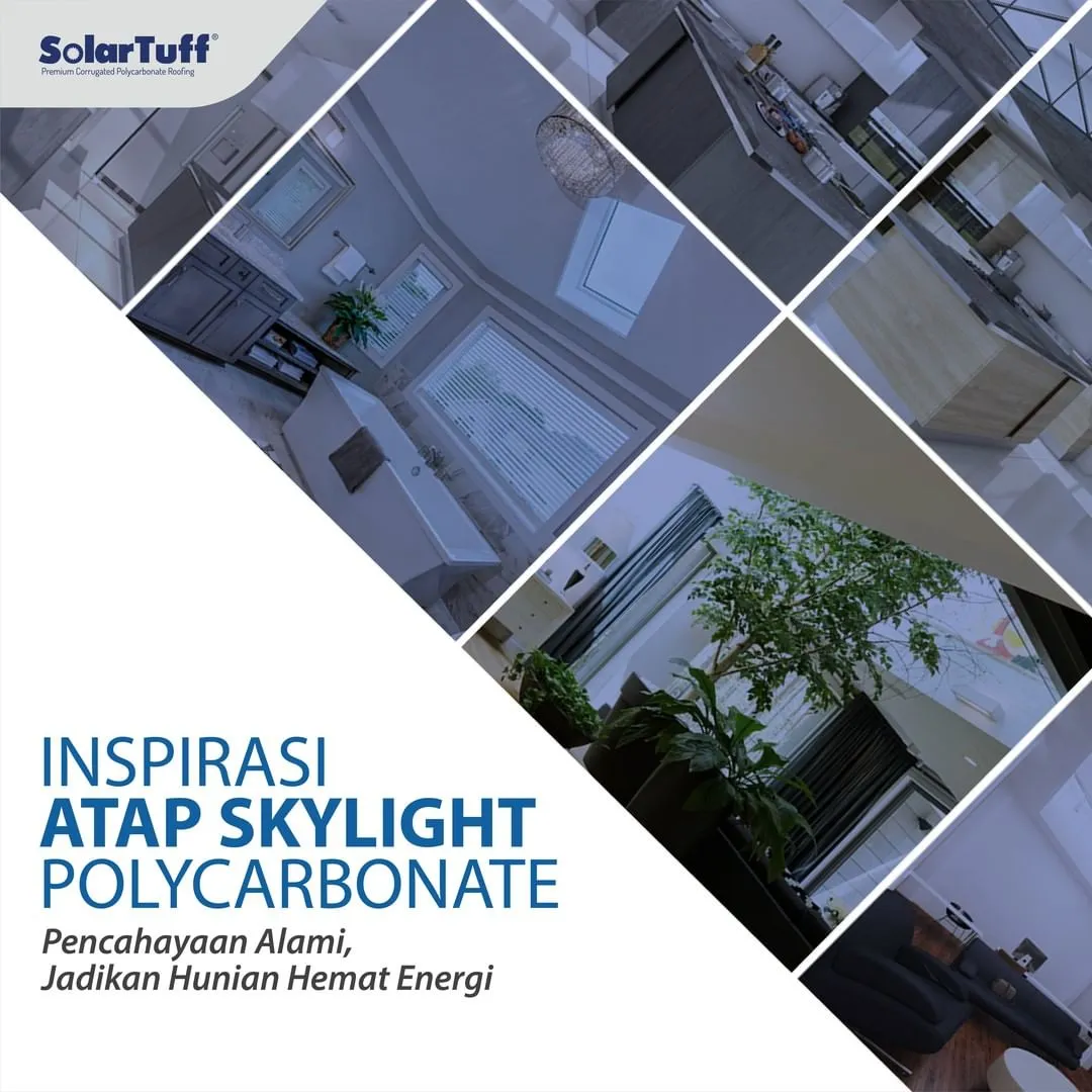 Inspirasi Ruangan dengan Atap Skylight Polycarbonate